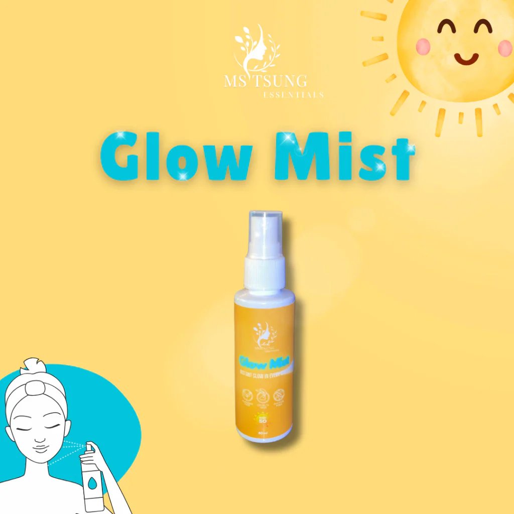 MS Tsung Essentials Glow Mist Spray 60ml - Sanami Trading | Buy Premium Cosmetics Online